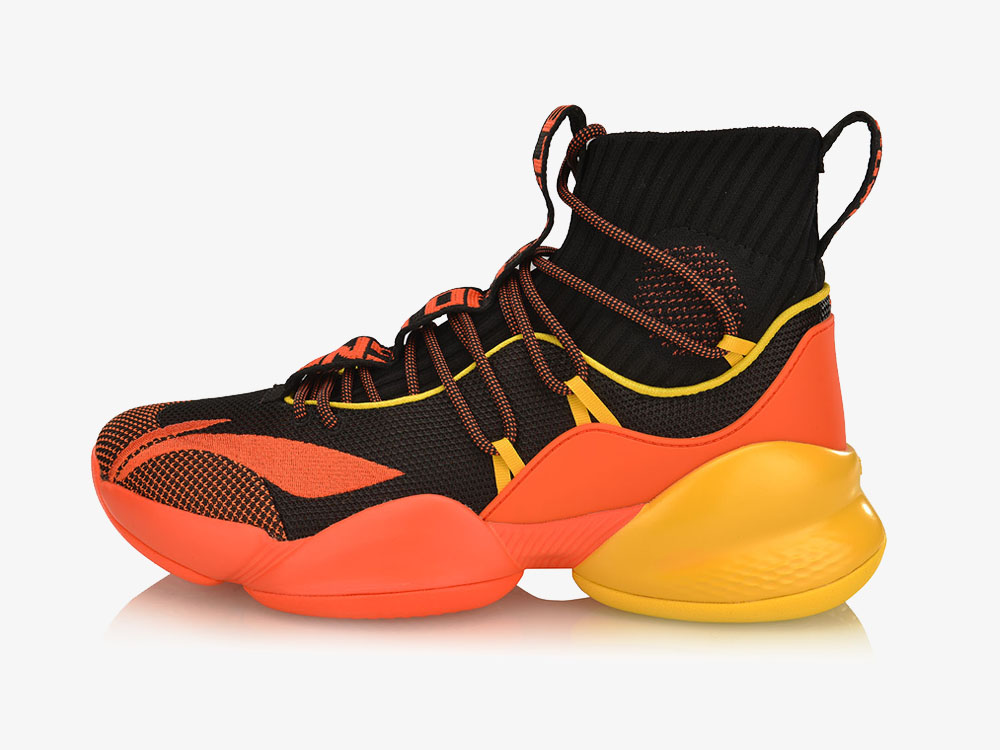 Giày bóng rổ Li-Ning Power V Playoff C.J. McCollum Black Orange