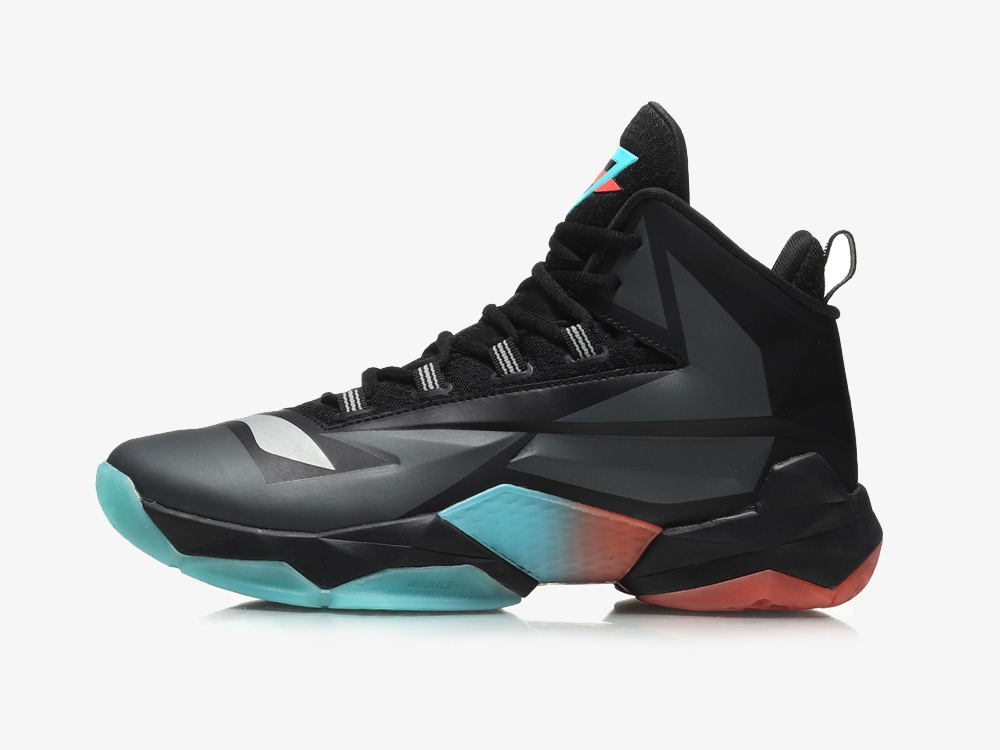 Giày bóng rổ Li Ning Bounce Black Orange